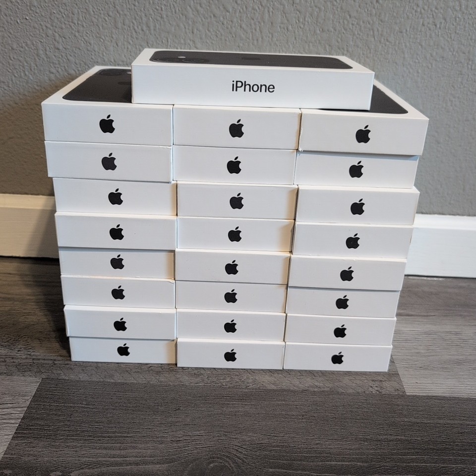 Apple iPhone 16 EMPTY BOX ONLY Lot Of 25 Black Titanium 256GB A3081 ...