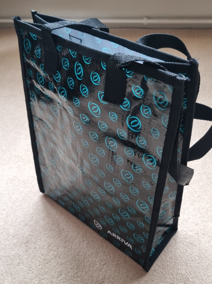 NEW ARRIVA Carrier Bag For Life Holdall Bus Coach Train Advertising ...
