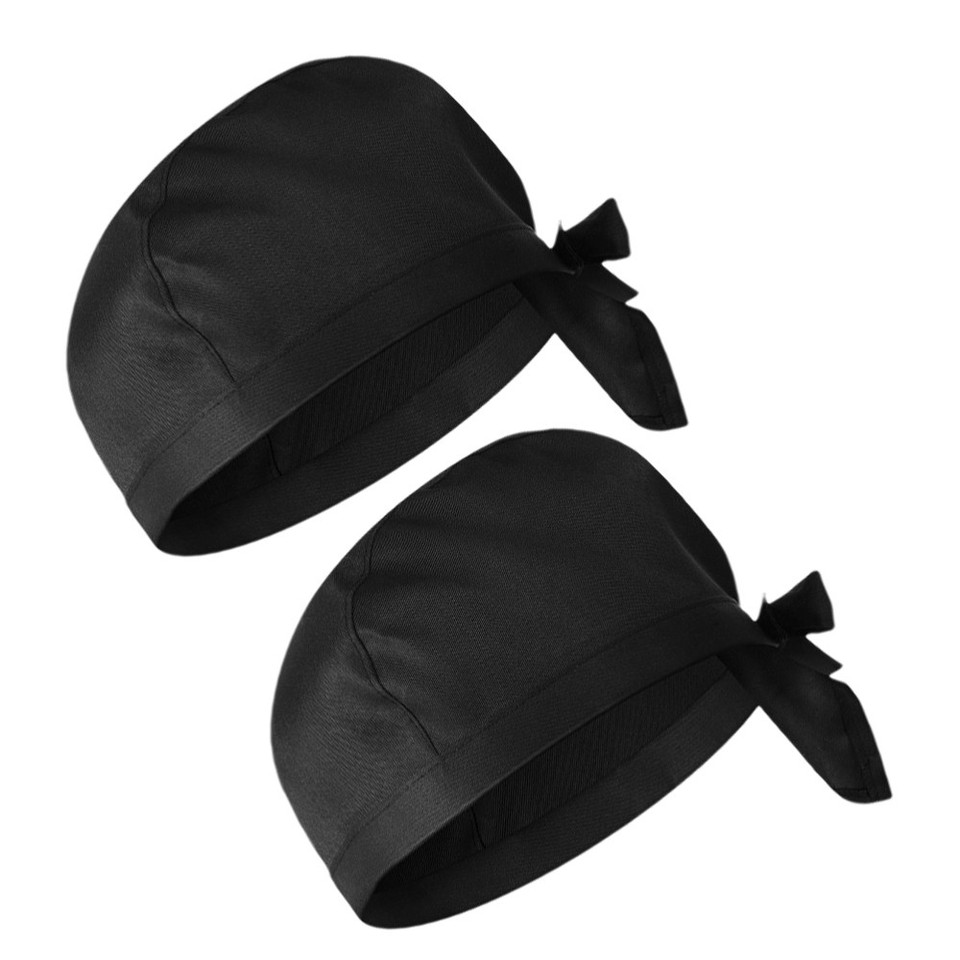 2Pcs Chef Hats Unisex Waiter Hats Restaurant Kitchen Working Caps ...