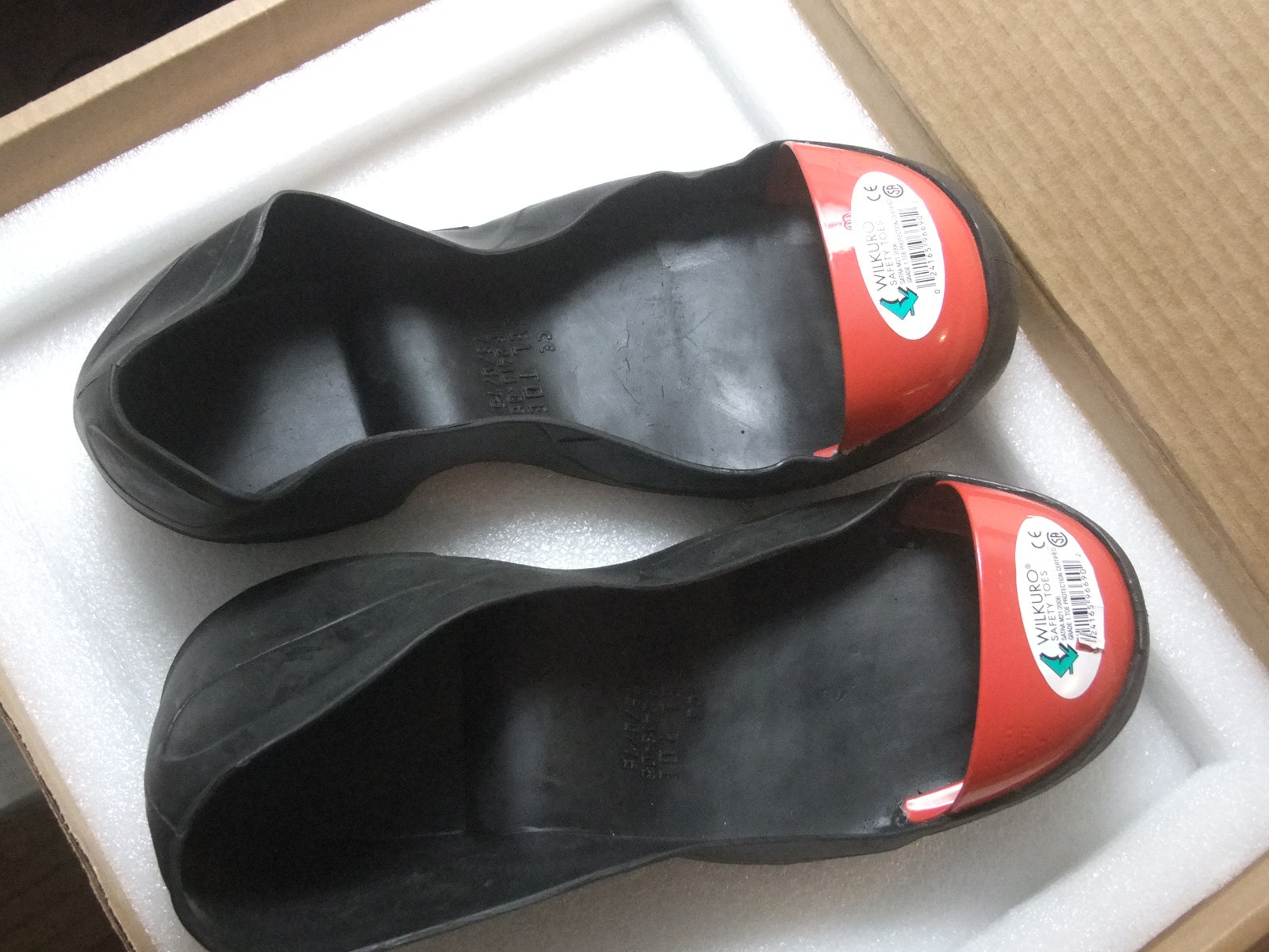 Wilkuro Safety Steel Toe Protective Footwear M21:2006 Red SATRA Grade 1 ...