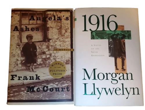 Angela's Ashes Frank McCourt, 1916 Morgan Llywelyn Lot of 2 HC/DJ Books ...