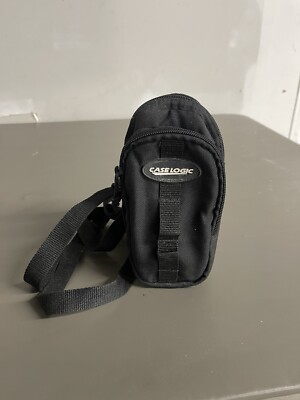 Case Logic Small Black Cloth Padded Camera Case W/Shoulder Strap | eBay