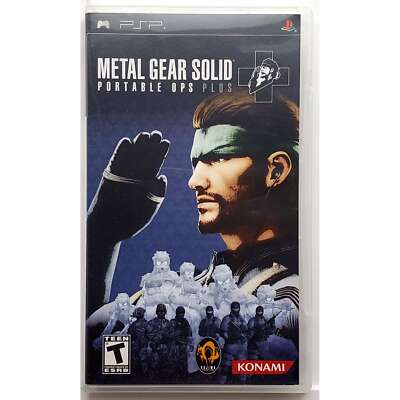 Metal Gear Solid Portable Ops Plus - Sony Playstation Portable ...