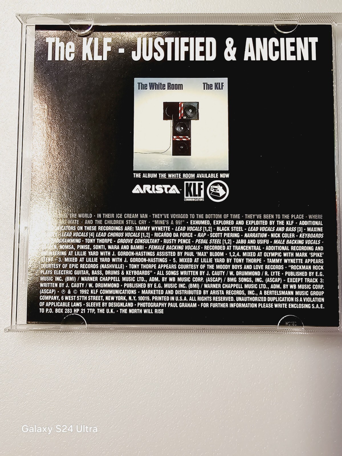 The KLF CD Justified & Ancient 1992 Arista 5 Track EP Remixes UPC ...