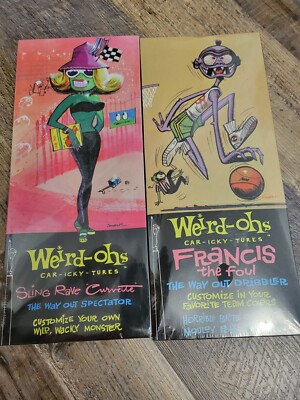Hawk Weird-ohs Lot of 2 - Sling Rave Curvette - Francis Foul Model Kits ...