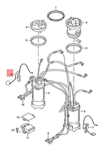 NEW FUEL GAUGE SENSOR RIGHT AUDI Q7 4LB 4L0919673 ORIGINAL | eBay
