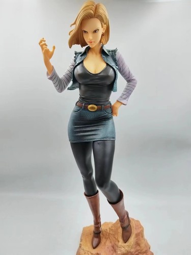 Large 1/4 44CM Android 18 / lazuli PVC Plastic Figure Collectible Toys ...