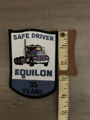 Equilon 35 YEARS "safe driver" patch NEW | eBay