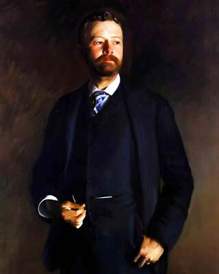 Henry Cabot Lodge 1890 Painting by John Singer Sargent 8x10" Art Print ...