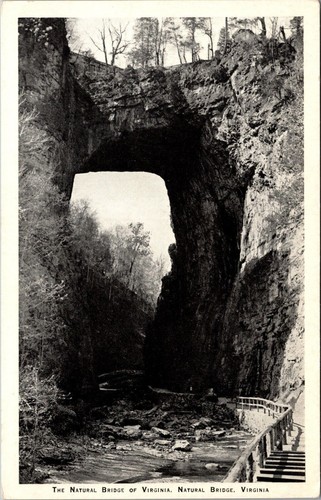 The Natural Bridge of Virginia Natural Bridge VA Postcard A76 | eBay