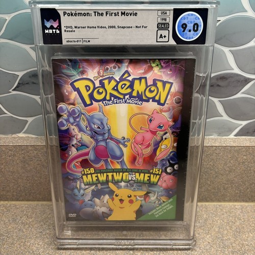 Pokemon the First Movie: Mewtwo vs Mew (DVD, 2000) WATA 9.0 - New Not ...