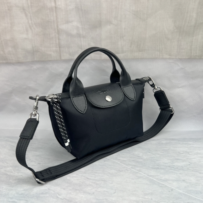 Longchamp 1500-Black Energy Tote Crossbody Bag | eBay