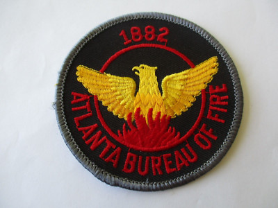 Atlanta Georgia Fire Department Patch Bureau of Fire GA 1882 RARE NEW ...