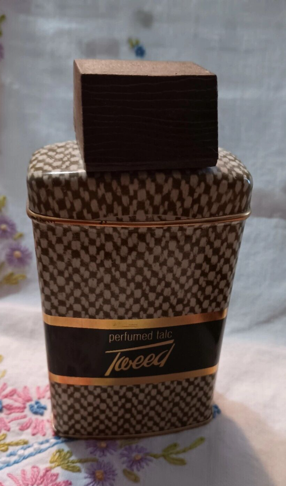 Vintage Tweed perfumed talc and dusting powder | eBay
