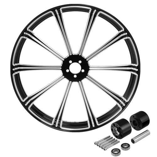 23" Front Wheel Rim Dual Disc Wheel Hub Fit For Harley Touring Non ABS ...