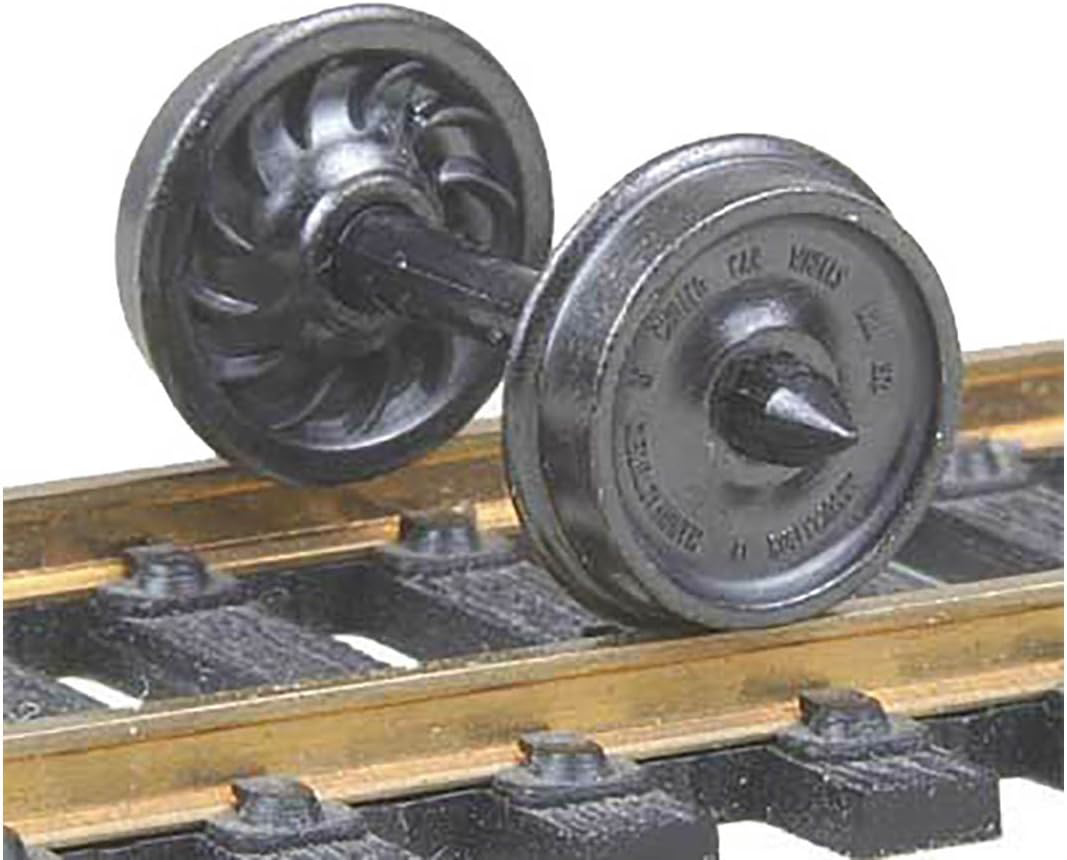 HO Metal Wheels 36" Ribbed - Pack of 12 Model Train Accessories ...