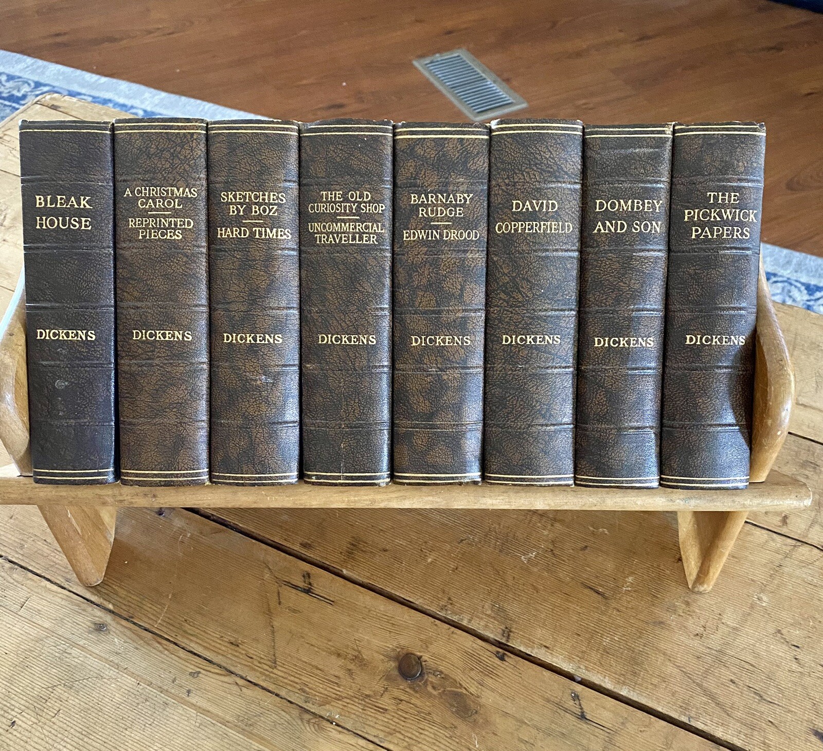 Set of 8 Vintage Charles Dickens Classics Books, Odhams Press With book ...