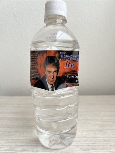 Trump Ice Pure Spring Water - New/Old Stock Unopened Collectible | eBay
