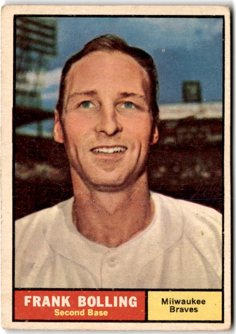 1961 Topps #335 Frank Bolling | eBay
