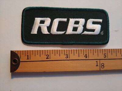 * 90S RCBS RELOADING GUN RIFLE HUNTER HUNTING SPORTSMAN PATCH CREST ...