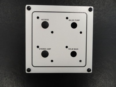 SEA RAY 237 / 260 BREAKER PANEL BOX WHITE 5 3/8" X 5 3/8" F-280-016 ...