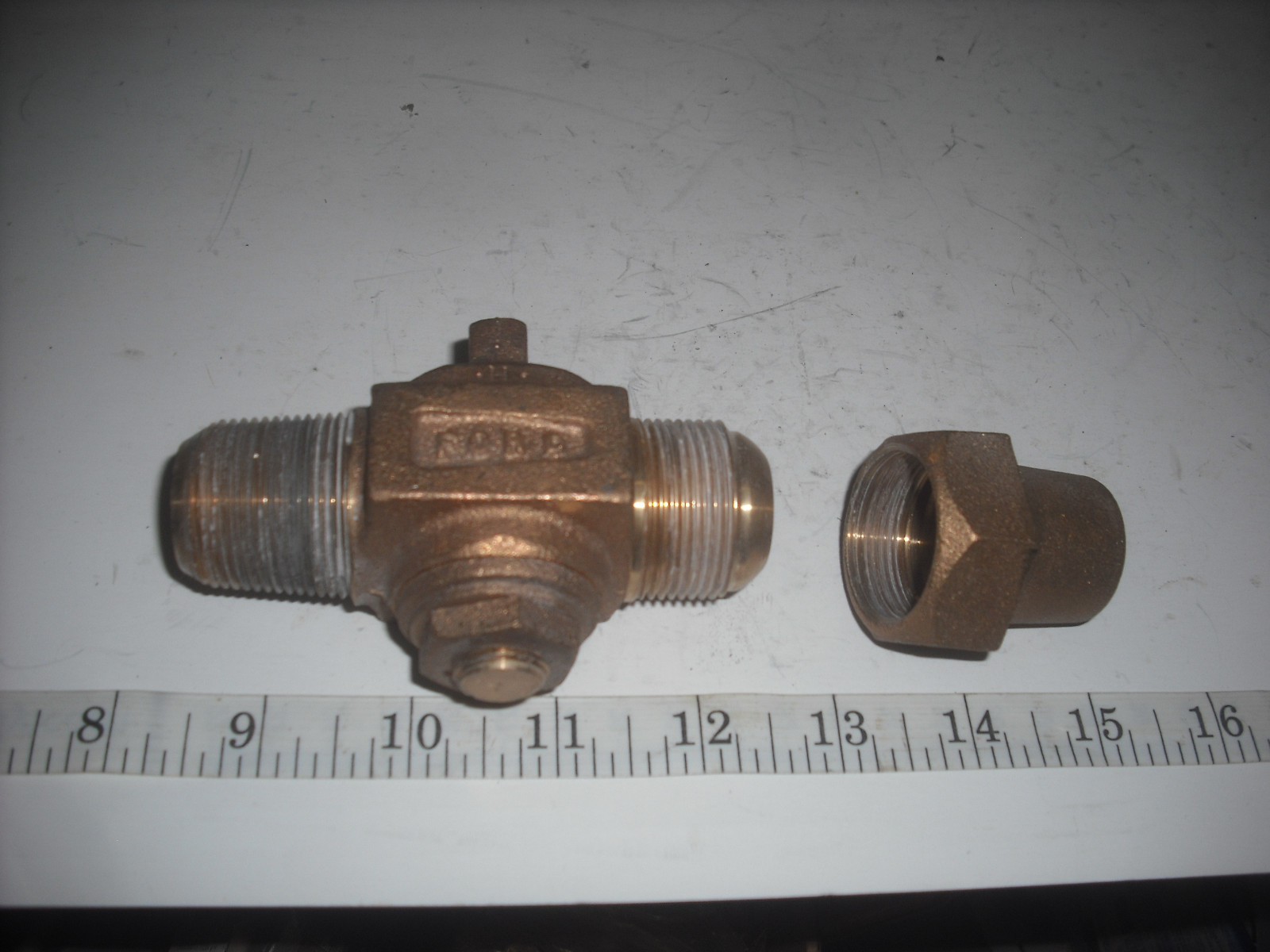 Ford Meter Box Co. 3/4" Brass shut off valve | eBay