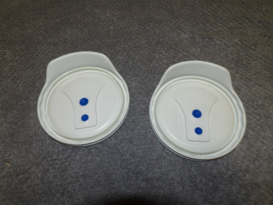 Corning Ware F-22-VPC (2) Vented Plastic Lid Covers ~ for 20oz Soup Mugs Cups | eBay