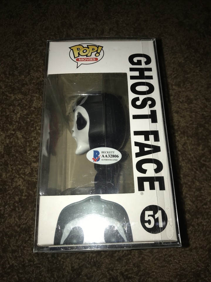 scream ghostface funko pop 51 Signed By Skeet Ulrich and Certified By ...