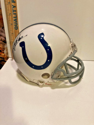 NFL INDIANAPOLIS COLTS ANTHONY GONZALEZ SIGNED MINI HELMET with COA | eBay
