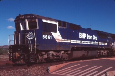 BHP 5661 CM40-8 JIMBLEBAR JCT WA (BHP IRON ORE) ORIGINAL SLIDE 08-07-99 ...