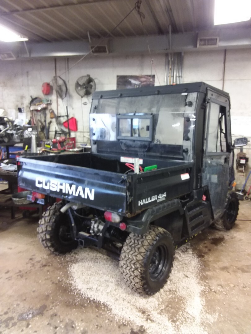 Cushman Hauler 4x4 Diesel 17 Full Hard CAB ONLY Doors Windshield Roof ...