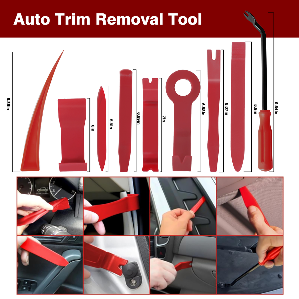 Car Repair Tool Kit Portable Automotive Tool Set with Carrying Bag ...