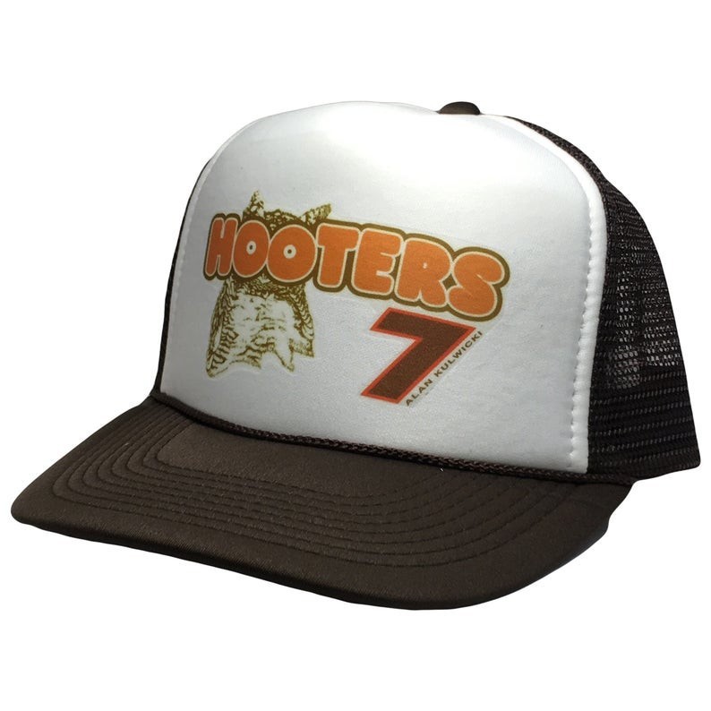 Alan Kulwicki Hooters Racing NASCAR Foam Front Trucker Hat Snapback Cap ...