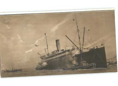 Pacific Sinking of UK Mail Ship RMS TAHITI Rescue Ship VENTURA 1930 ...