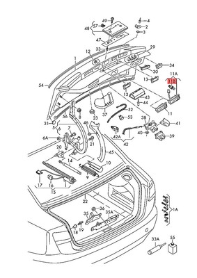 Genuine AUDI VW A6 Allroad qu. quattro Avant S6 A6L camera 7P6980551C ...