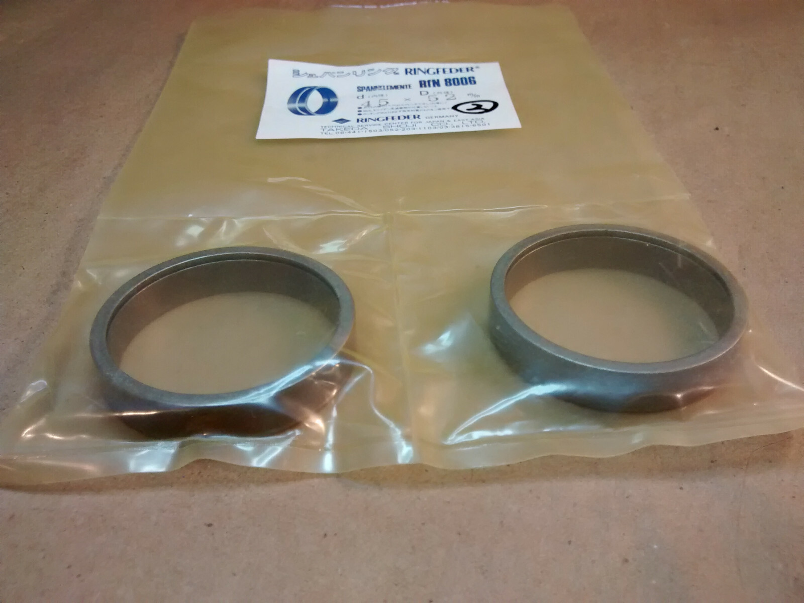 2 New RINGFEDER Locking Element RFN8006-16 RFN 8006 45mm x 52mm | eBay