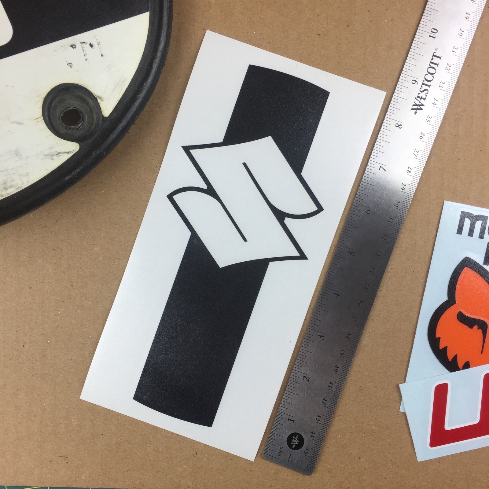 TM Front Number Plate Decal - Vintage Motocross VMX AHRMA | eBay