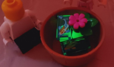 LEGO Glowing Barrel Koi Fish Pond Minifigure Garden Planter Wedding ...