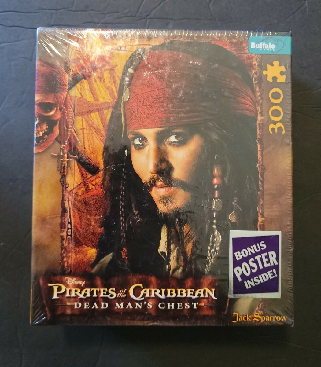 Jack Sparrow Pirates of the Caribbean 300 Piece Puzzle Disney Buffalo ...