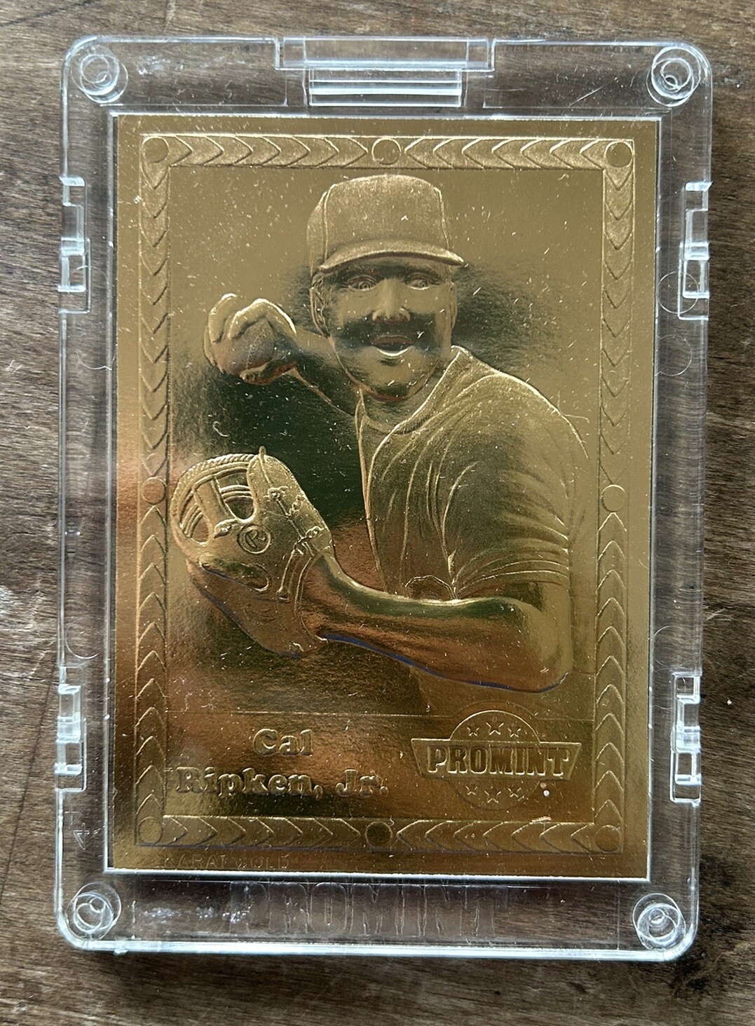 Promint Cal Ripken Jr. Gold Foil Card Officially Licensed By MLBPA. In ...