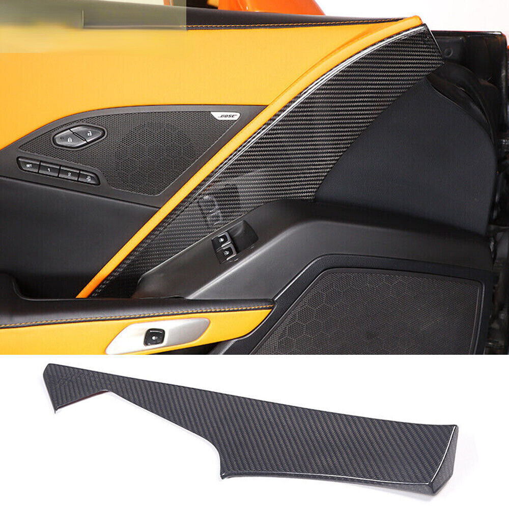 Carbon Fiber Inner Driver Side Door Panel Trim For Chevrolet Corvette ...