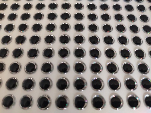 4mm 4.5mm 5mm 6mm 7mm 8mm 9mm 10mm 12mm Silver Large Pupil 3D Fishing ...