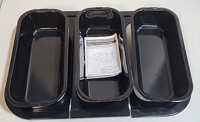 GE Roaster Oven Insert Pans 3 - Buffet Serving Pans Fits All 18-Qt ...