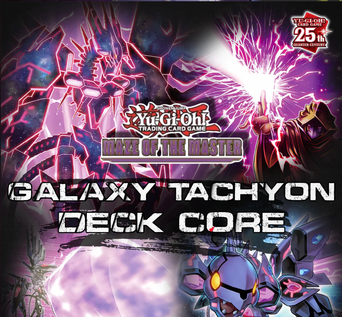 Yugioh! Galaxy / Tachyon Deck Core 21 Card MZTM-EN Maze of Master ...