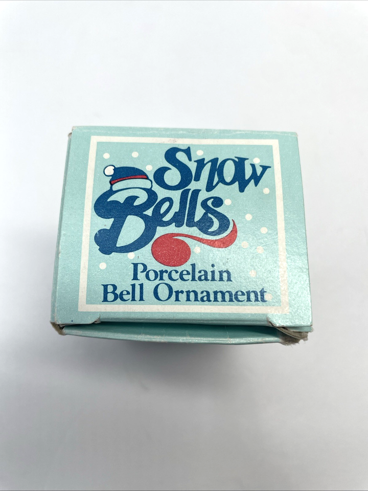 Giftco Vintage Snow Bells Porcelain Bell Christmas Ornament 3.5” | eBay
