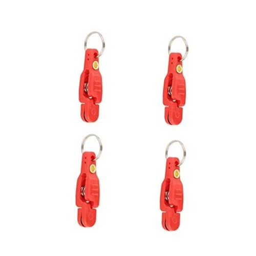 4Pcs Heavy Tension Snap Release Clips Lead Line Clip with Key Ring for ...