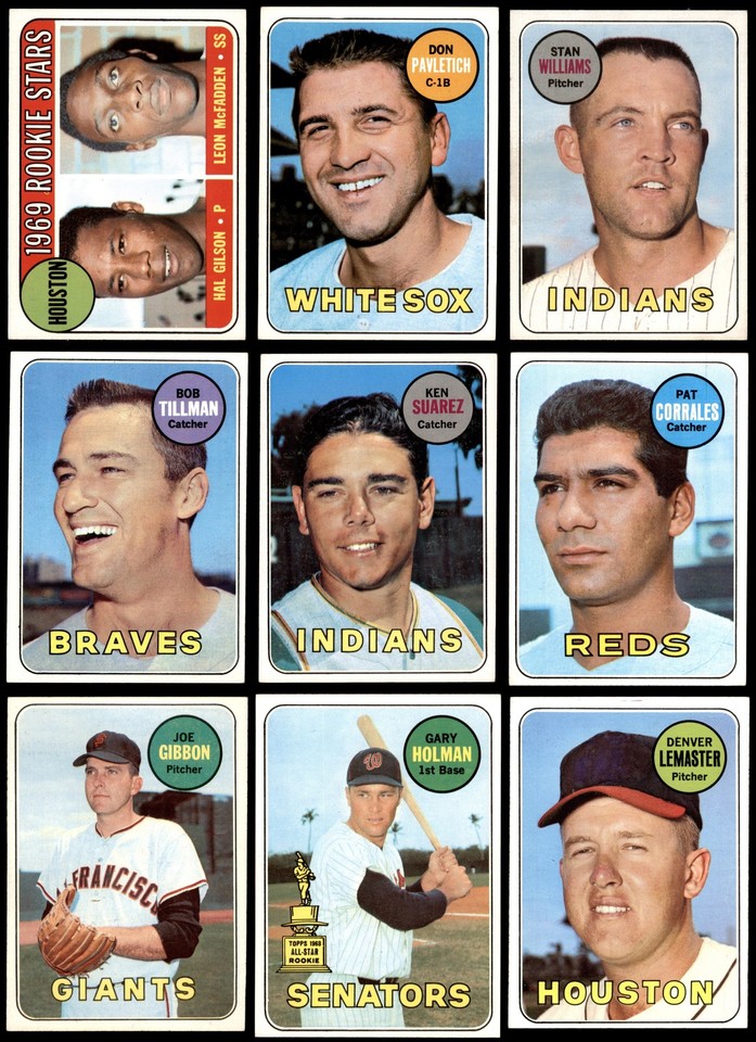 1969 Topps Baseball Complete Set 7 - NM 4539139 | eBay