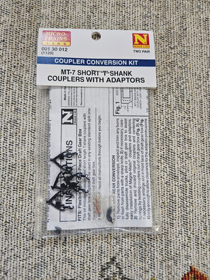 N Scale Micro Trains MT-7 Short T Shank Coupler Conversion NIP!! | eBay