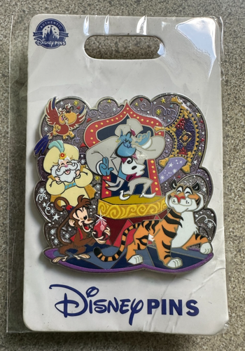 DISNEY PIN ALADDIN SUPPORTING CAST 154733 GENIE SULTON ABU RAJAH & LAGO ...