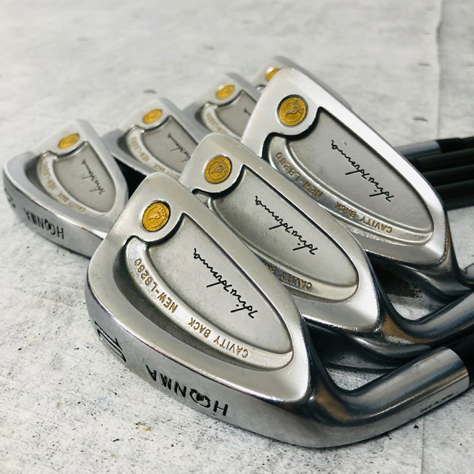 HONMA NEW-LB280 4-Star Iron Set 7pcs 6-11, SW Carbon Flex R-1 Left ...